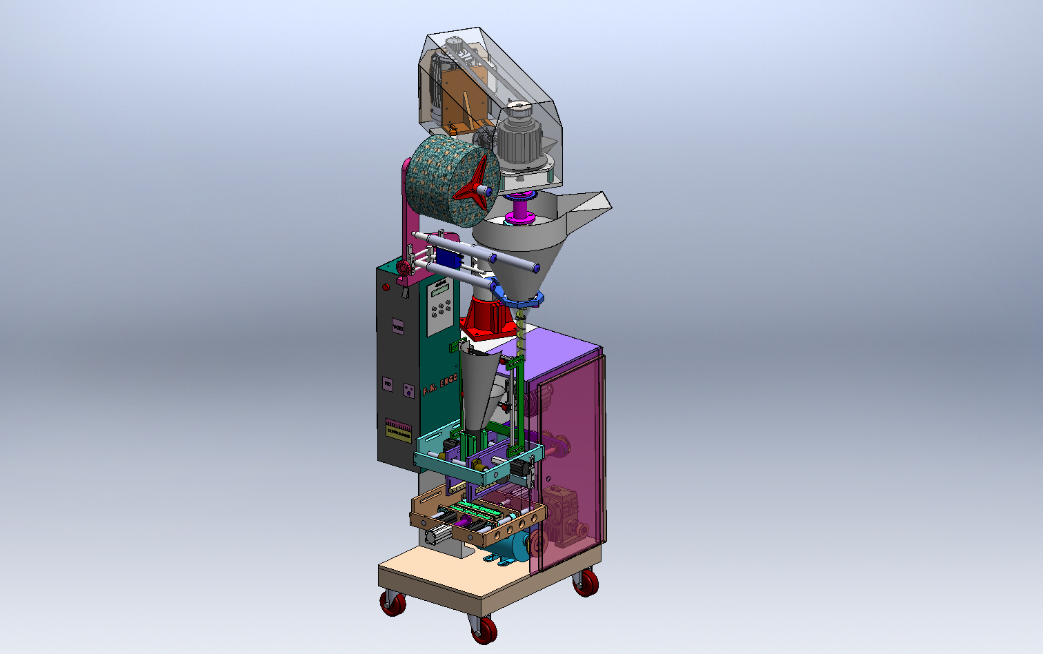 Pneumatic Machine With Auger filler