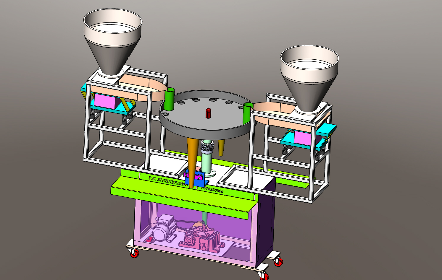 Cup Filler Machine ( Model - PK-CF01 ) -